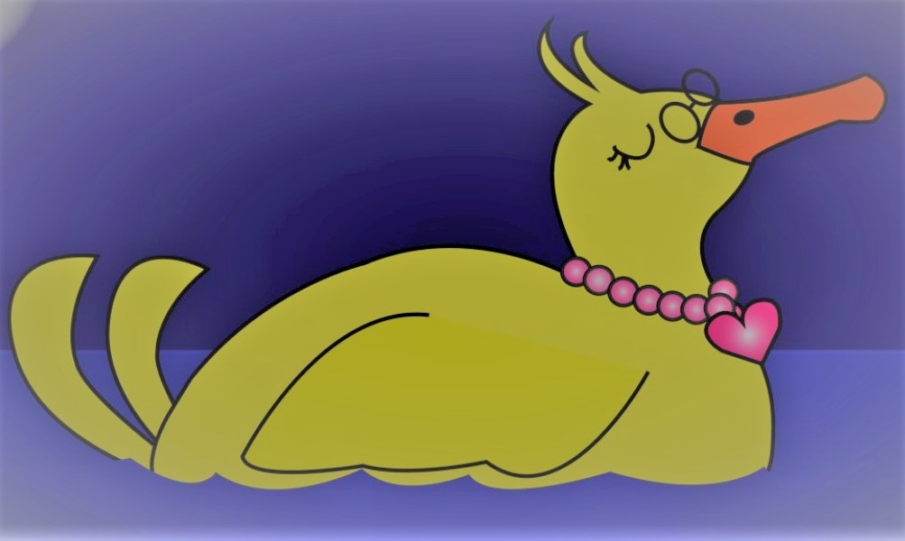 old duck on water flipped | Granny's Crochet Shoppe & More